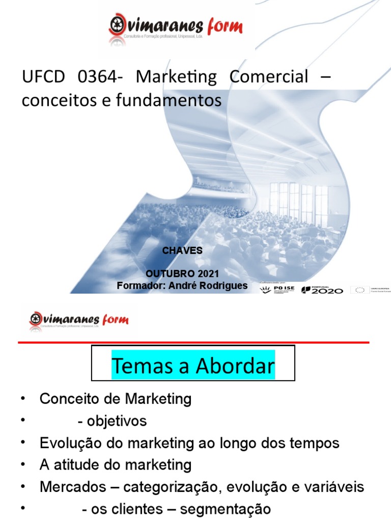 Ufcd 0364 Marketing Comercial - Conceitos e Fundamentos | PDF