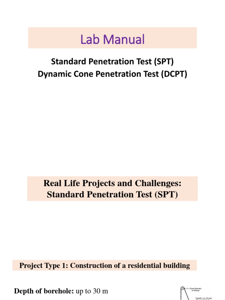 SPT DCPT UDS Collection Lab Manual | PDF | Earth Sciences