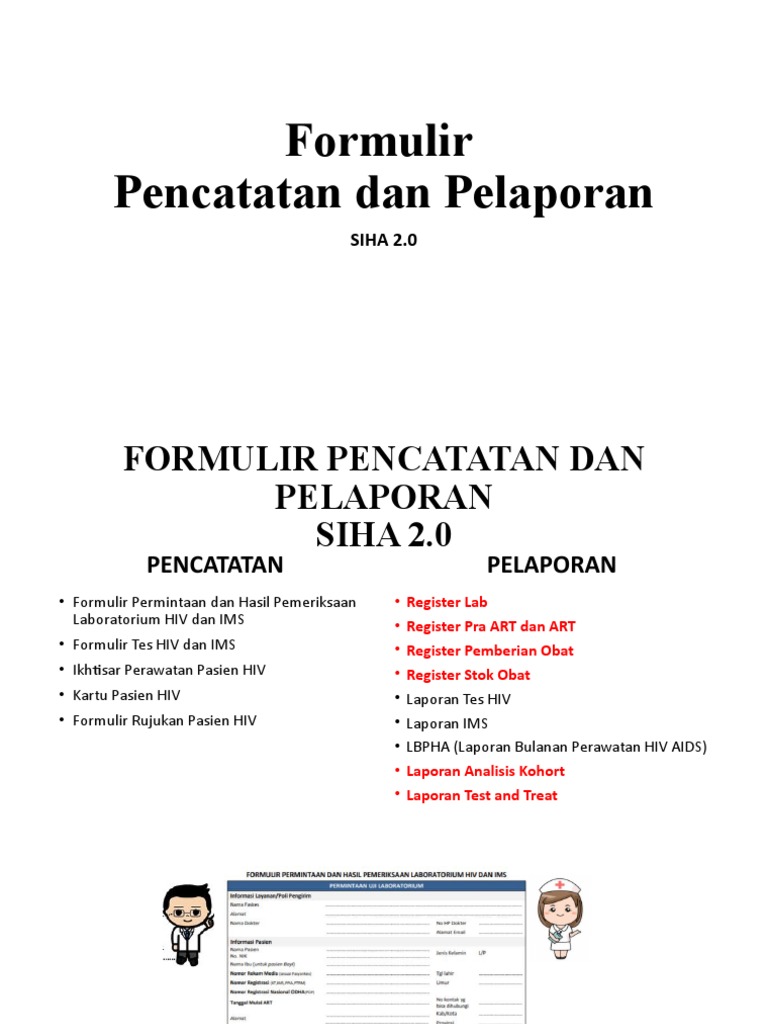Form Pencatatan Dan Pelaporan Siha 2 0 | PDF