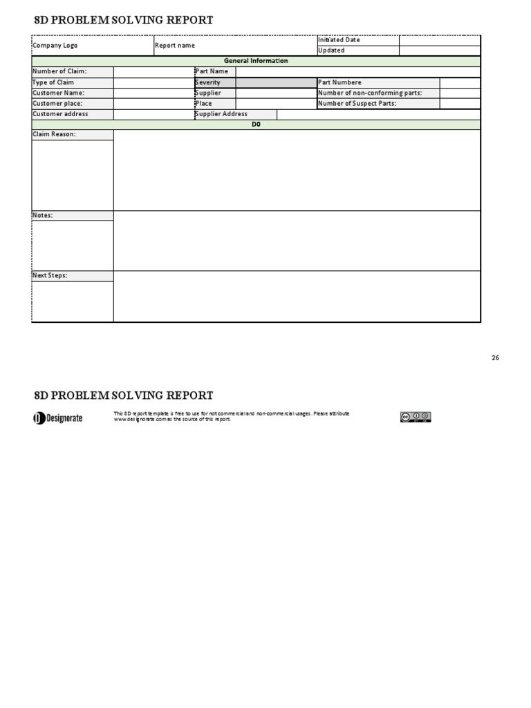 8D Report | PDF | Computing