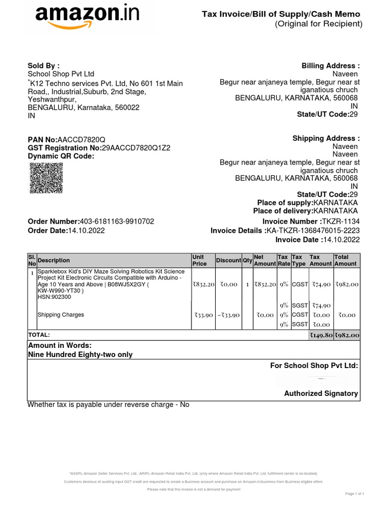 Invoice | PDF | Invoice | Market (Economics)