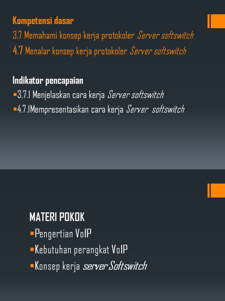 Konsep dan Kerja Server Softswitch | PDF