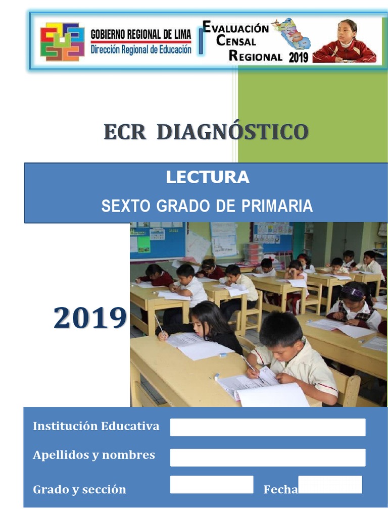 6°grado-Lec-Evaluación Regional 2019 | PDF | Residuos | Reciclaje