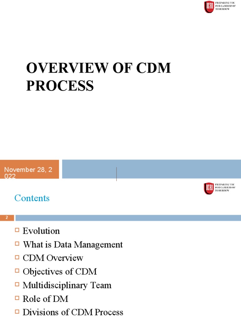 CDM Process Overview | PDF | Clinical Trial | Computer Data