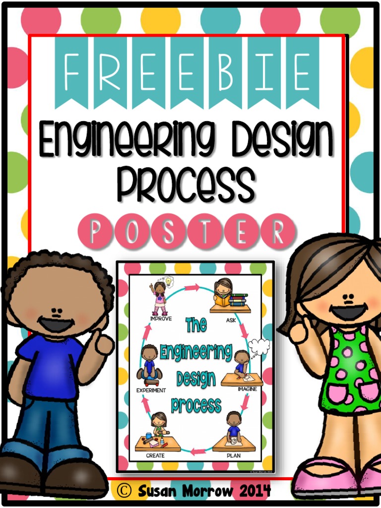 FREEBIEEngineering Design Process Poster 7 Designs | PDF