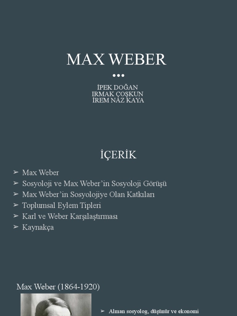Max Weber | PDF