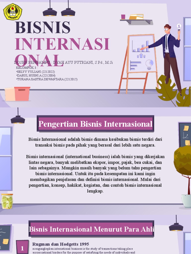 Bisnis Internasional | PDF | Bisnis | Pengelolaan Keuangan & Uang