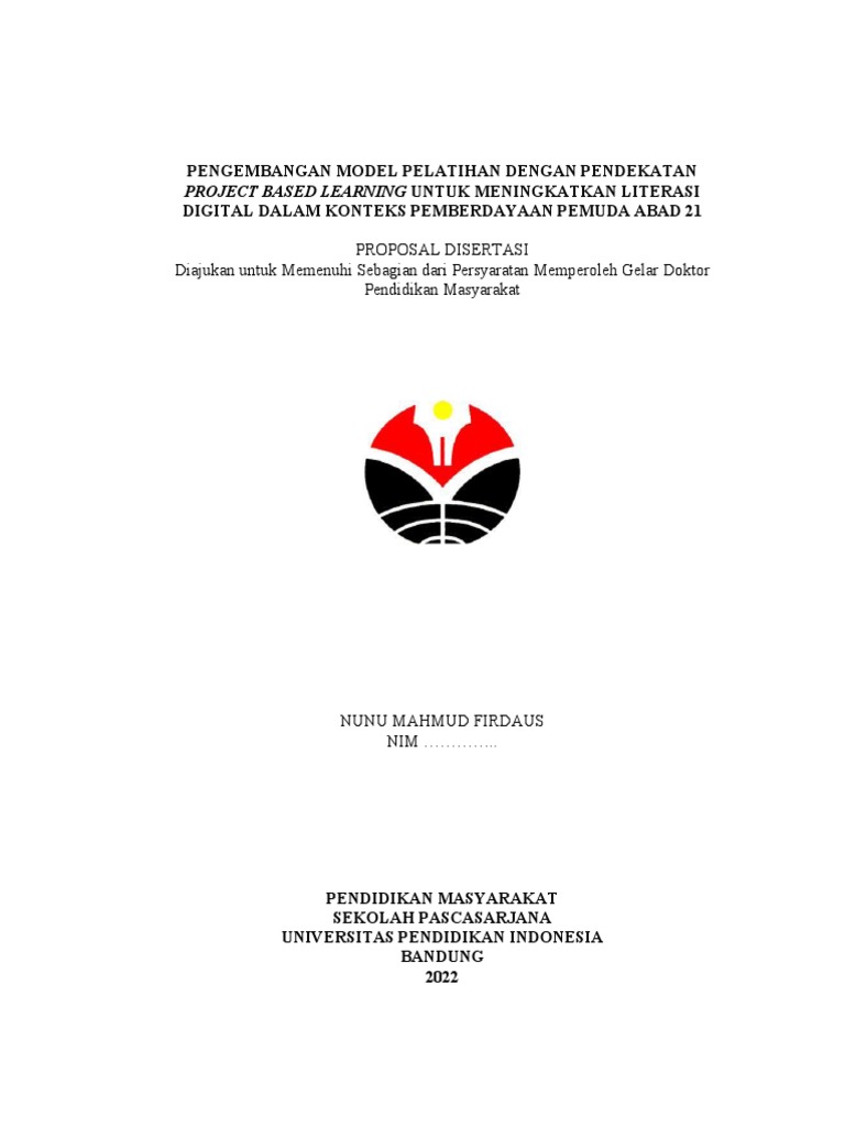 Proposal Disertasi | PDF
