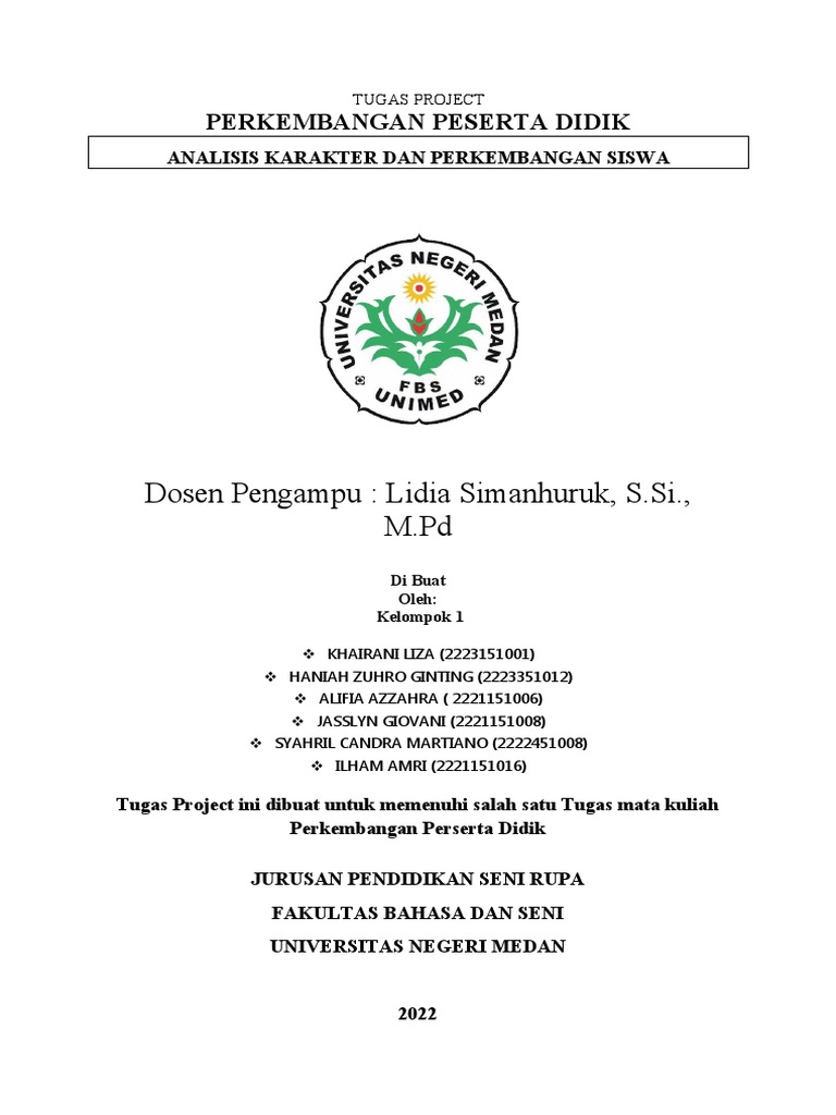 Tugas Project PPD 1 | PDF | Karier & Perkembangan | Sains & Matematika