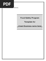 Kitchen Standard Operating Procedures | PDF | Food Safety | Foods