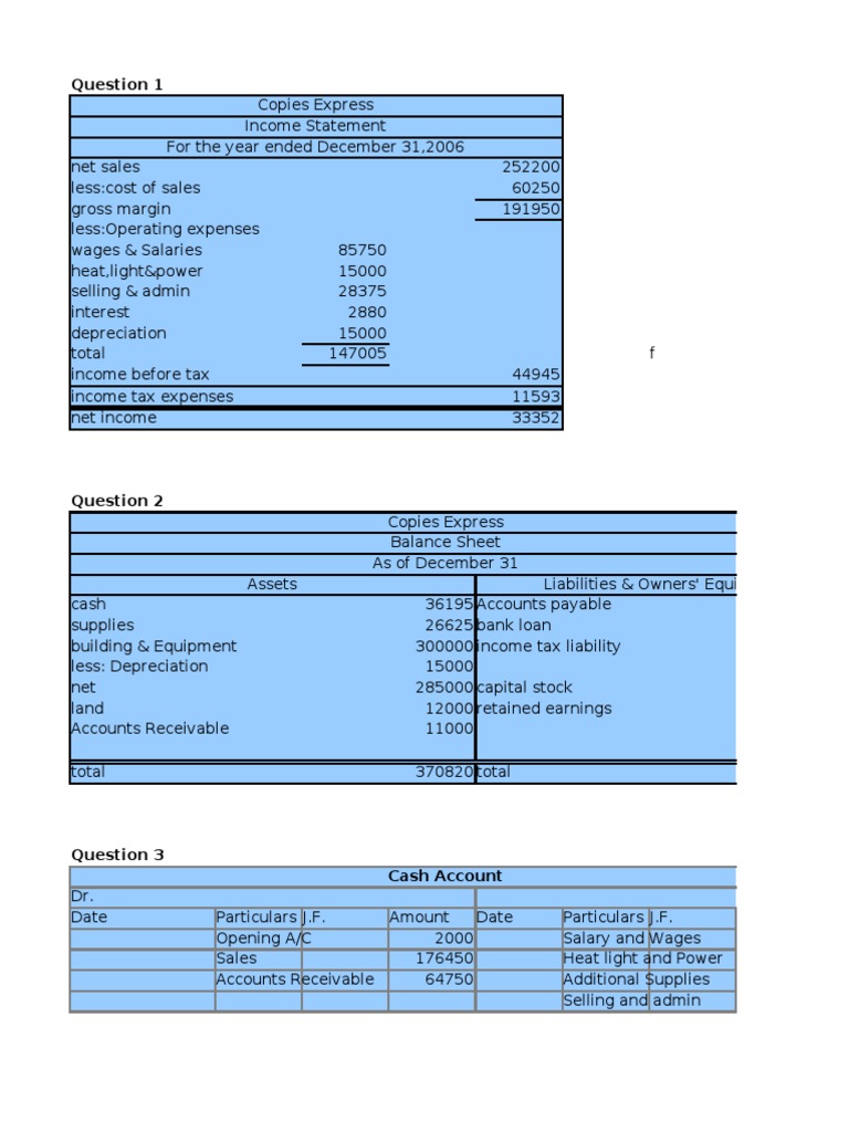 Solution 4 3 | PDF | Depreciation | Expense