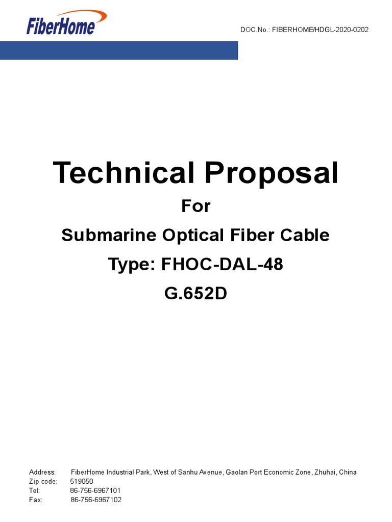 FiberHome FHOC-DAL-190-48B1.3 | PDF | Optical Fiber | Specification ...