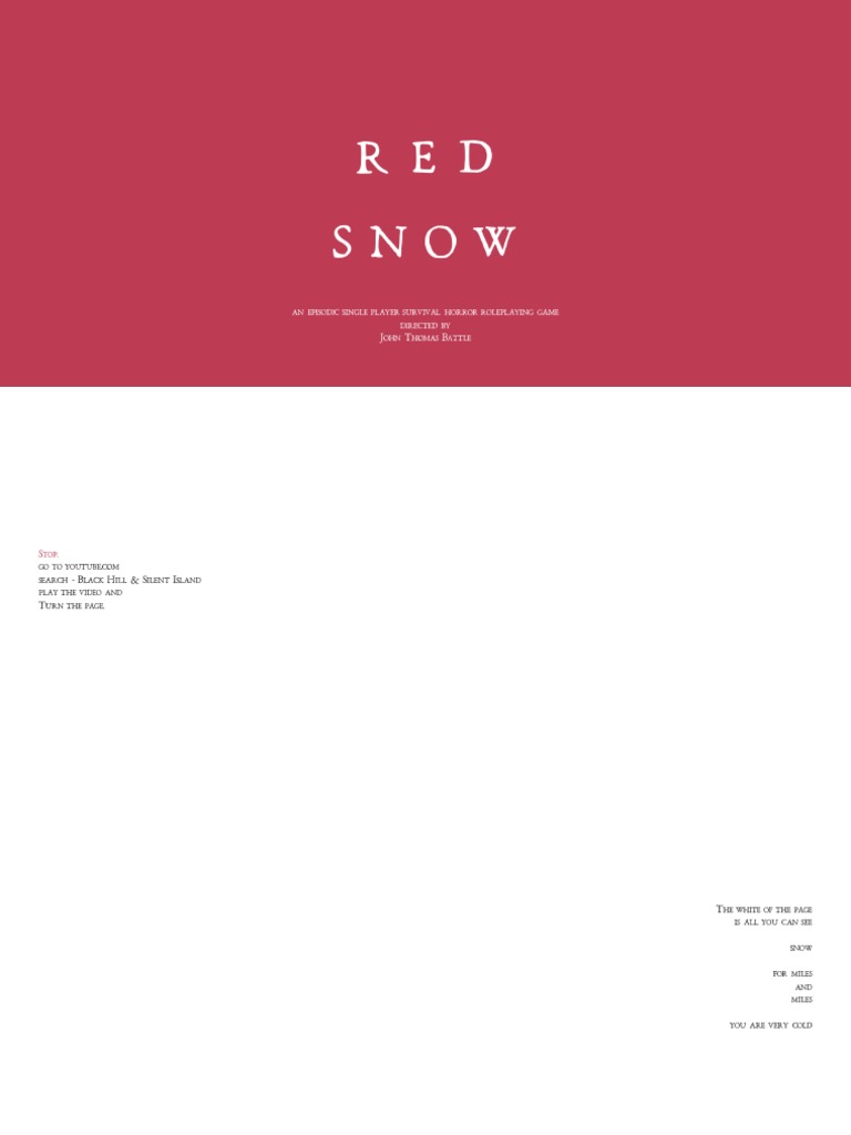 Red Snow | PDF
