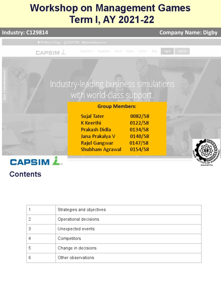 Student Final Presentation Template Pdf Marketing Competitive