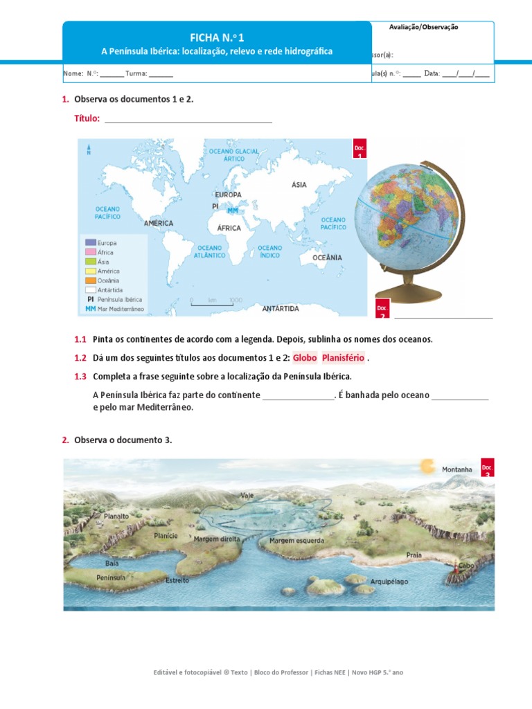 HGP5 - Fichas NEE - F1eF2 | PDF