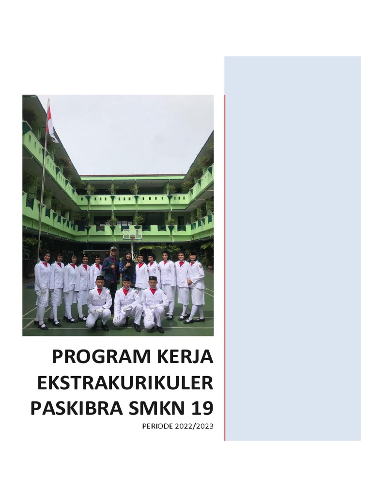 Program Kerja Paskibra SMKN 19 2022/2023 | PDF