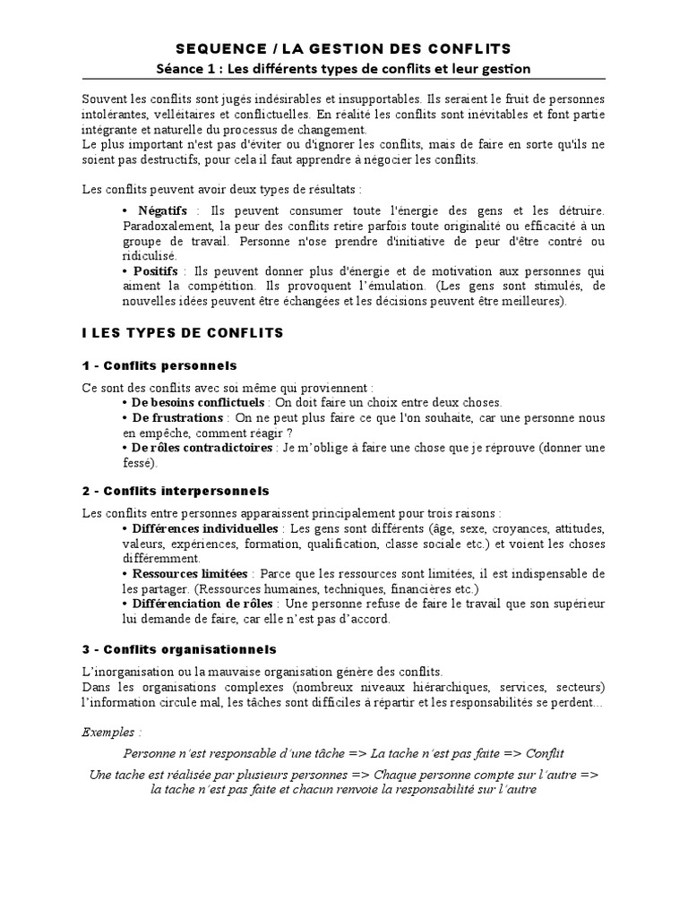 Séance 1 Les Différents Types Et Leur Gestion | PDF | Résolution de ...