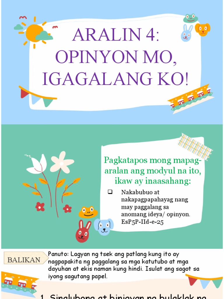 Esp Q2 W4 Nov 28 | PDF