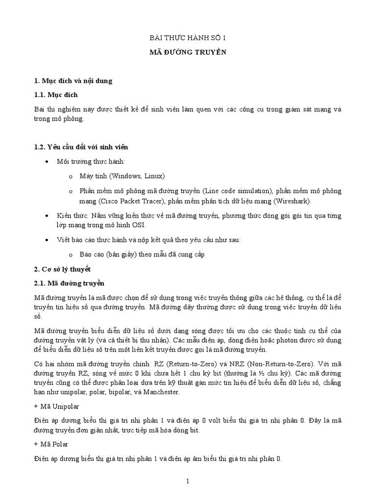 Lab01 HuongDan | PDF