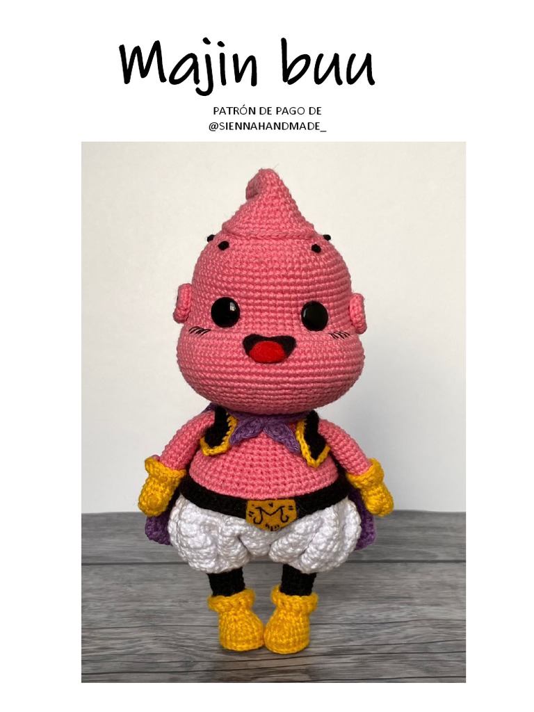 Majin Buu-Sienna Handmade-Idioma Espa 209 Ol | PDF | Amigurumi | Arte popular