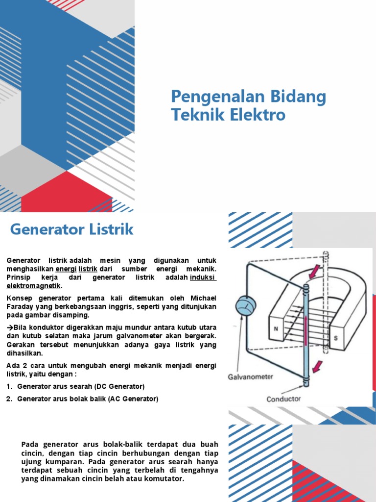 Prinsip dan Jenis Generator Listrik | PDF | Metode & Bahan Ajar