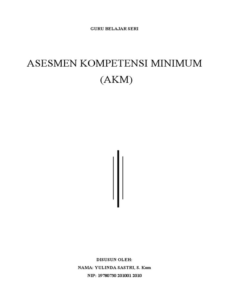 Laporan Webinar AKM | PDF | Bisnis | Ilmu Sosial