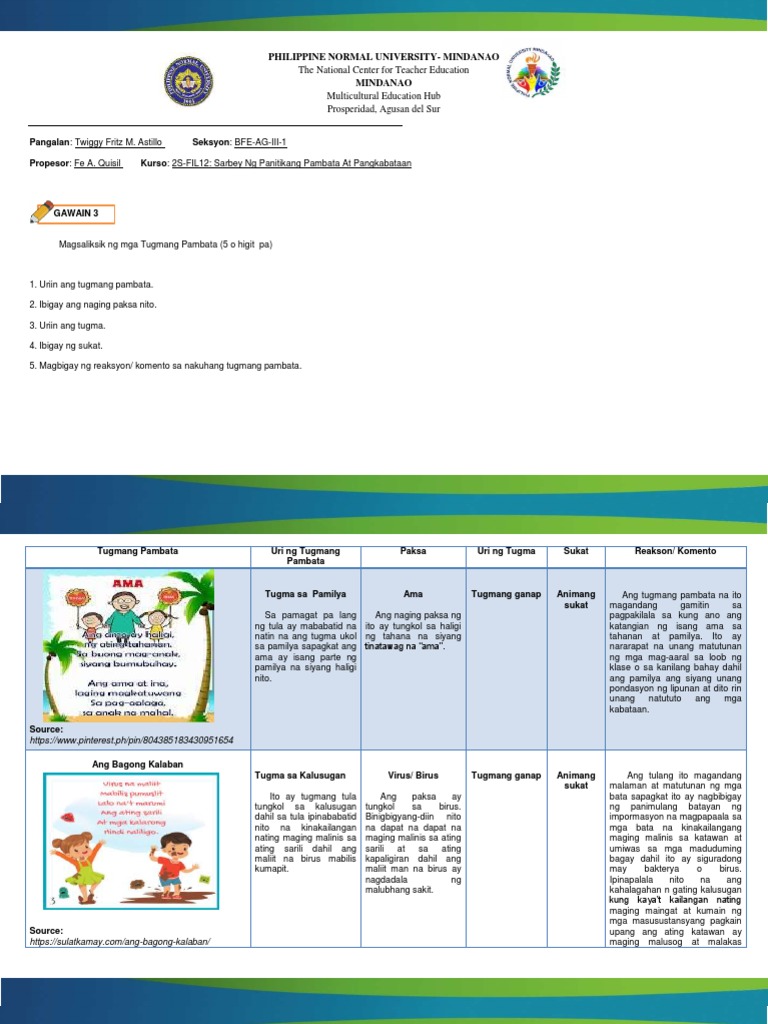 Philippine Normal University-Mindanao | PDF