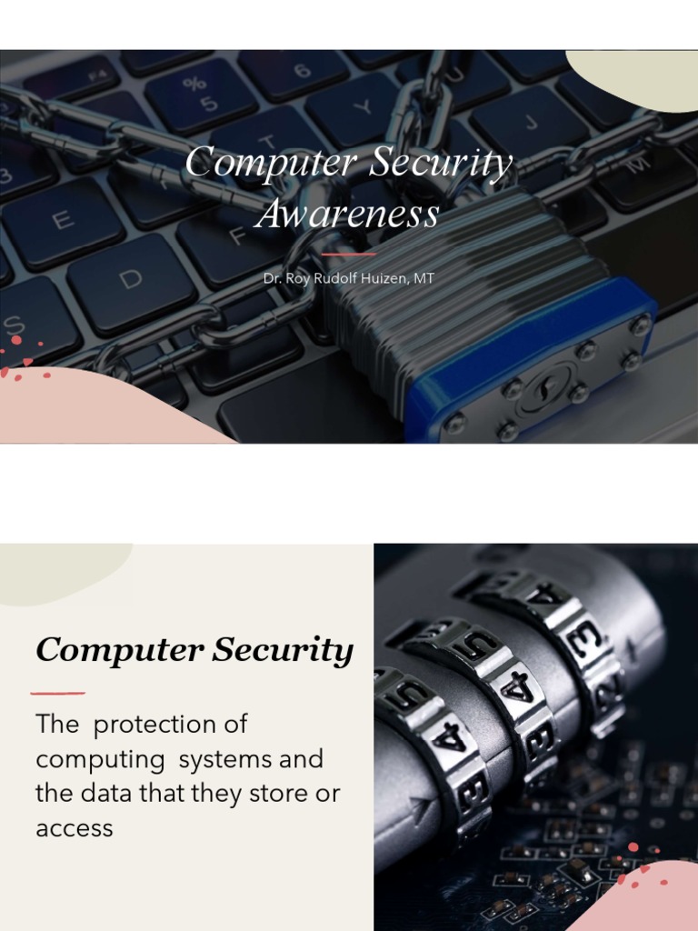Computer Security Awareness - PPT | PDF