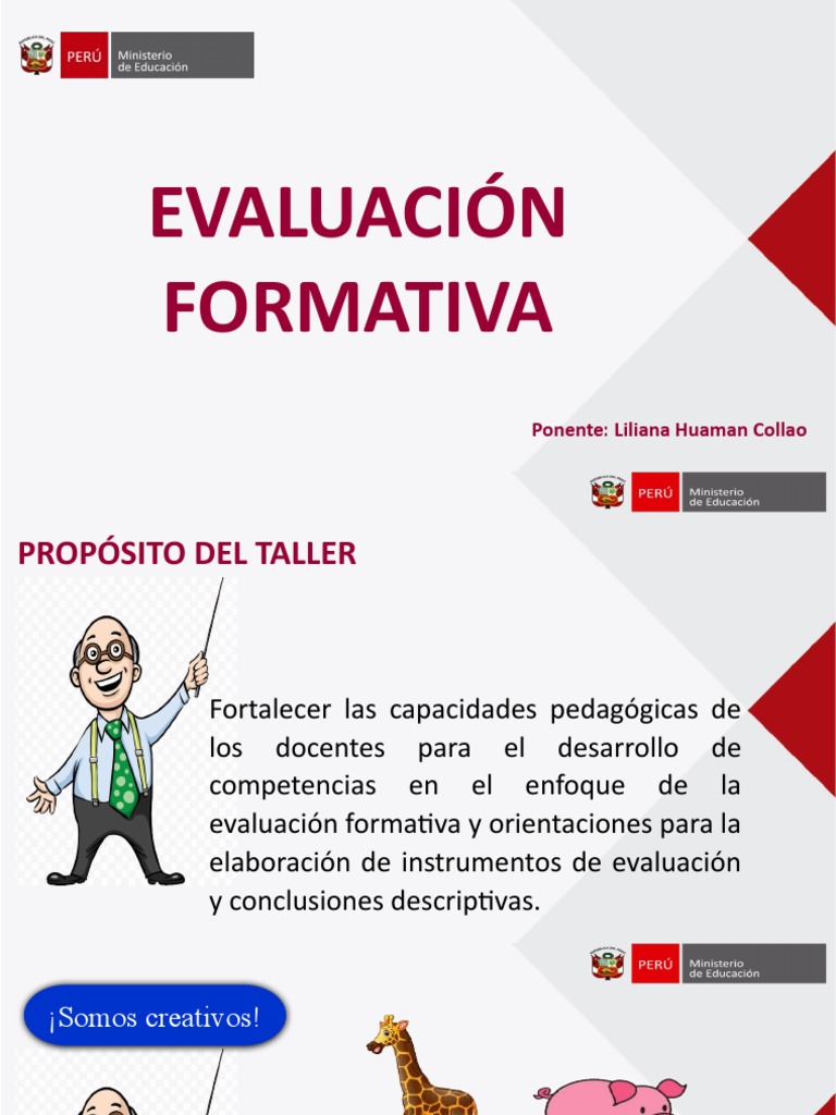 Evaluación Formativa 2021.minedu | PDF