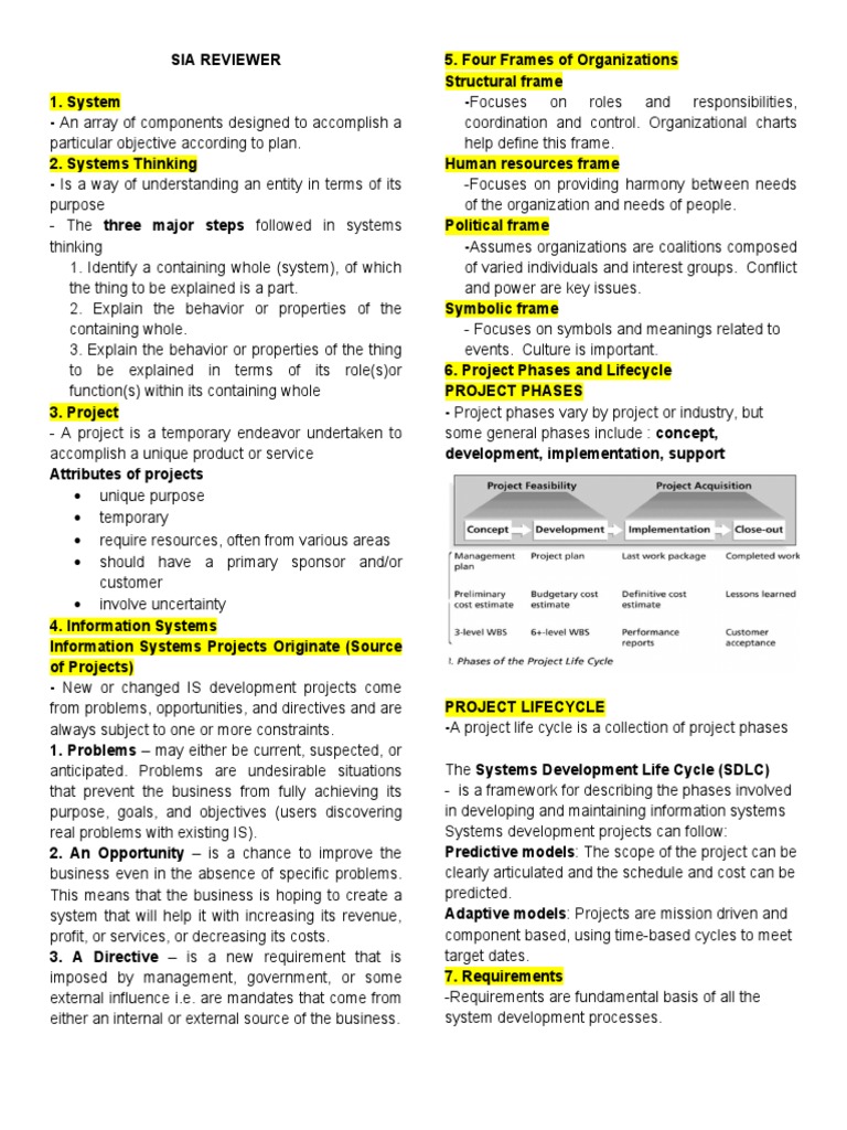 Sia Reviewer | PDF | Use Case | System