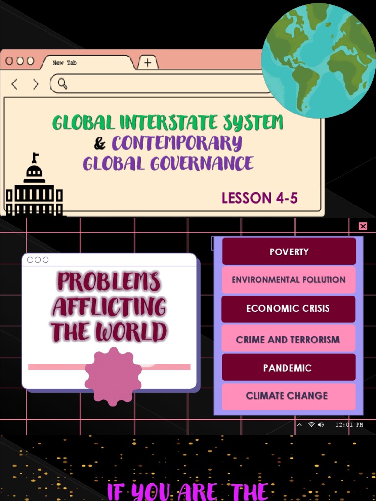 Lesson 4 5 Global Interstate System Contemporary Global Governance ...