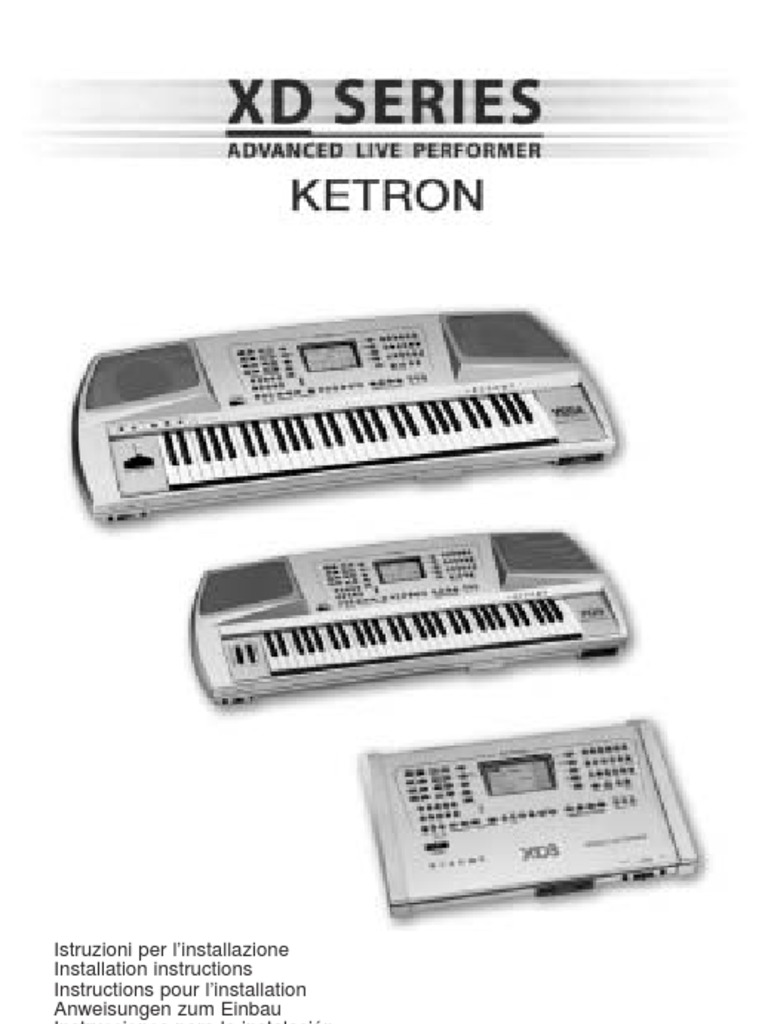 Manuale Ketron XD3 | PDF | Música dance | Archivo de computadora