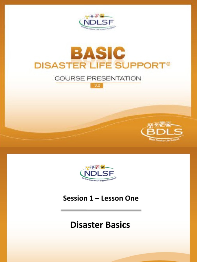 Basic Disaster Life Support | PDF