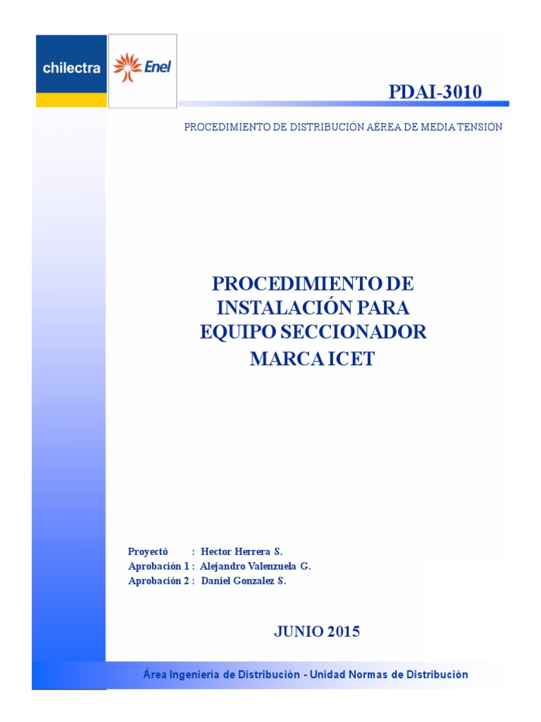 PDAI-3010 - r0 Procedimiento Instalacion para Equipo Secionador Marca ...