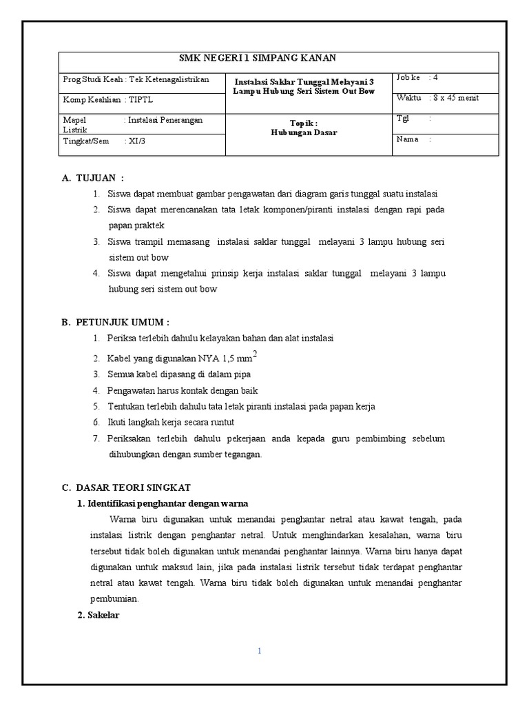 Jobsheet 4 | PDF
