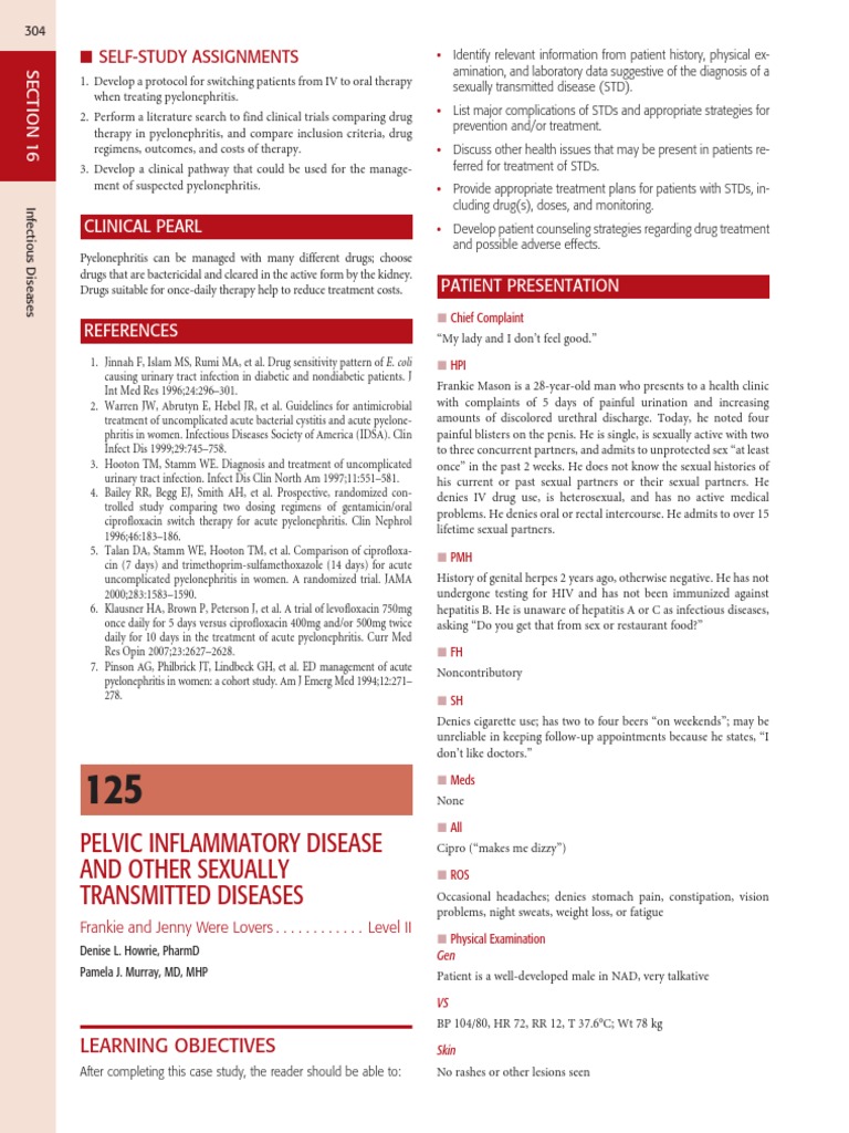 PID and Other STDs | Download Free PDF | Sexually Transmitted Infection | Urinary Tract Infection
