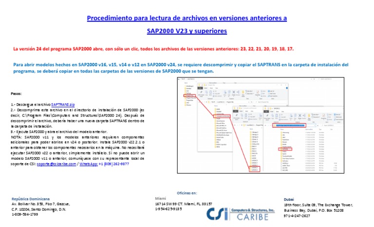 Abrir archivos en SAP2000 V24 | PDF | Informática