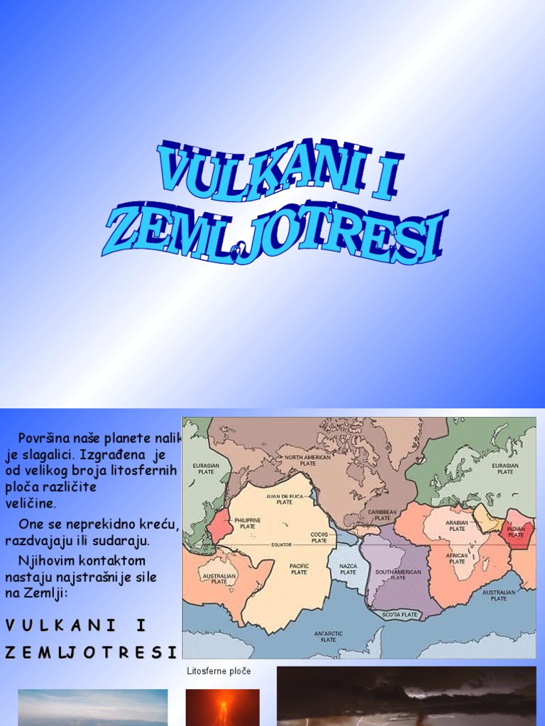 Vulkani I Zemljotresi | PDF