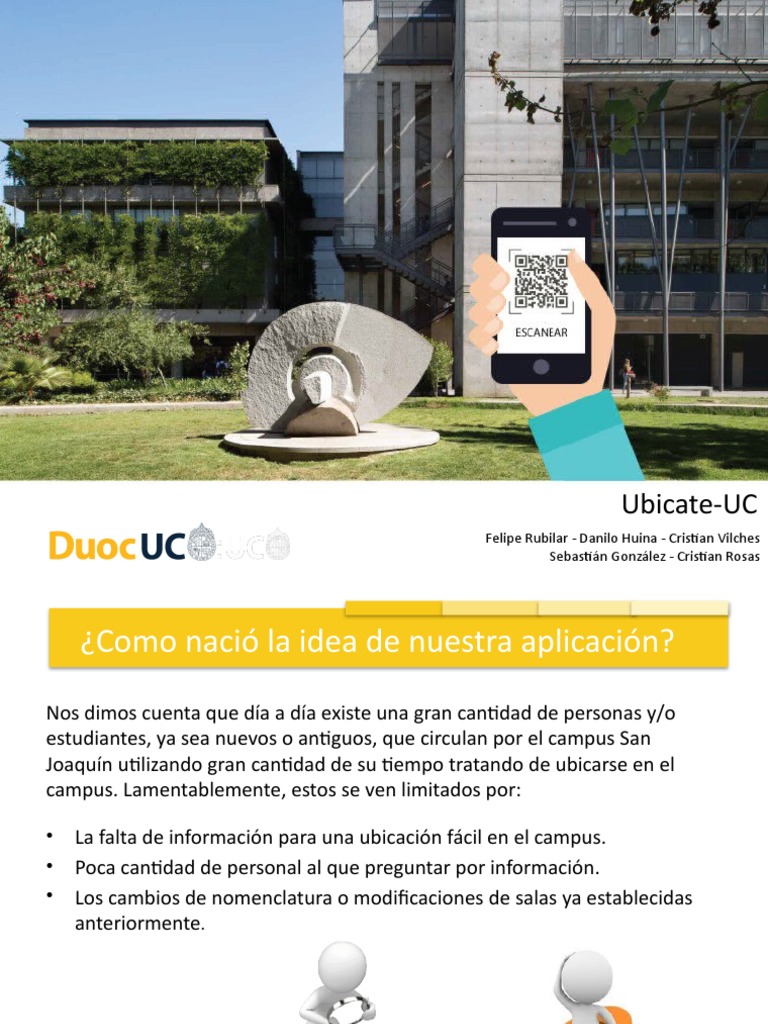 Ubicate UC - Presentación V3 - 1 | PDF | Código QR | Software de la ...