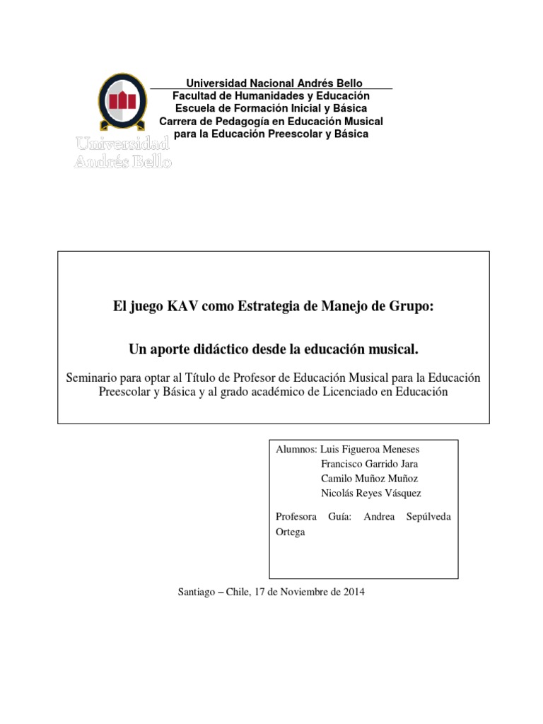 El Juego KAV | PDF | Invasión | Comportamiento