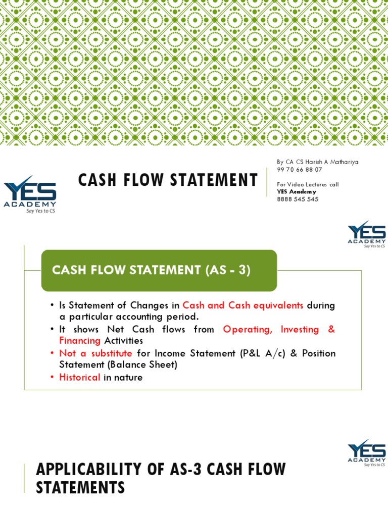 Understanding Cash Flow Statements | PDF | Cash Flow Statement | Dividend