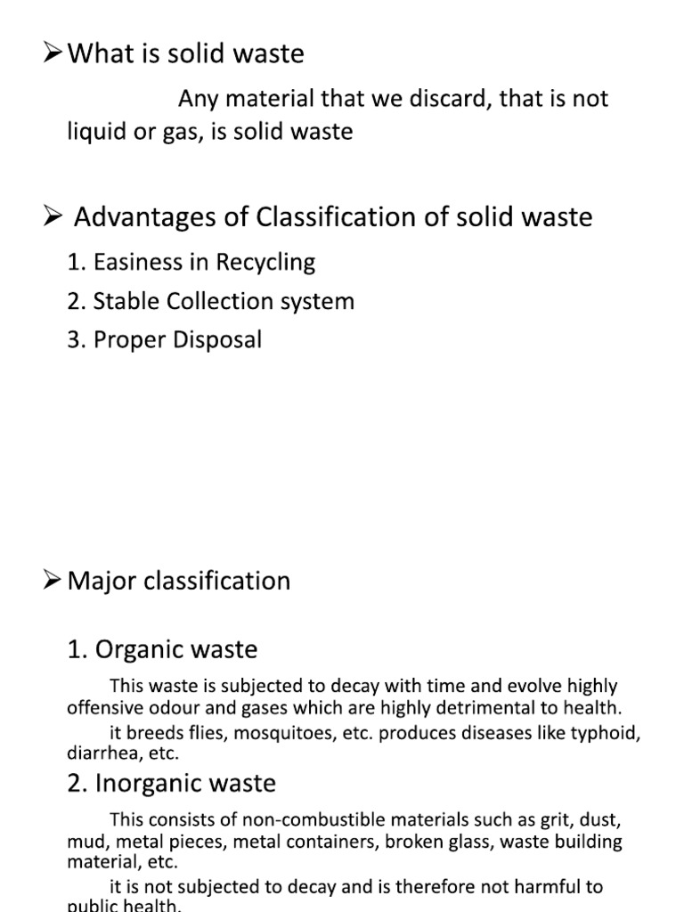 Solid Waste Management | PDF