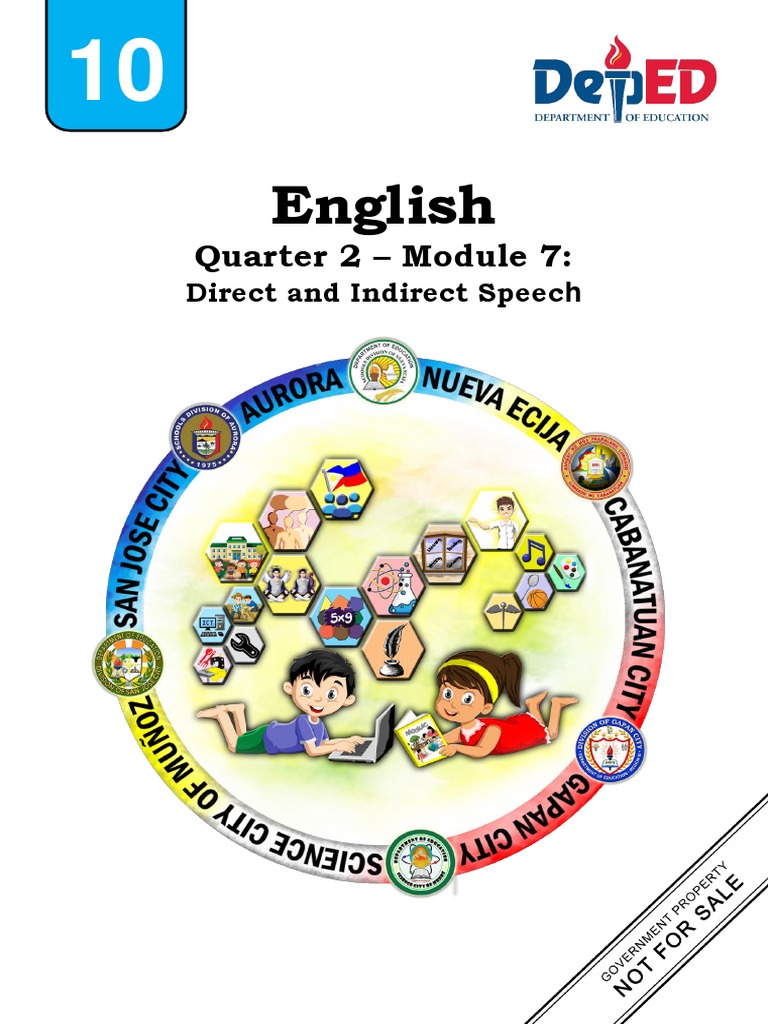 English 10 - Quarter 2 - Week 7 - Direct and Indirect Speech QAed | PDF | Athena | Linguistics