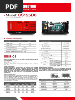 Cummins KTA19-G4 Genset Spec Sheet | PDF | Diesel Engine | Engines