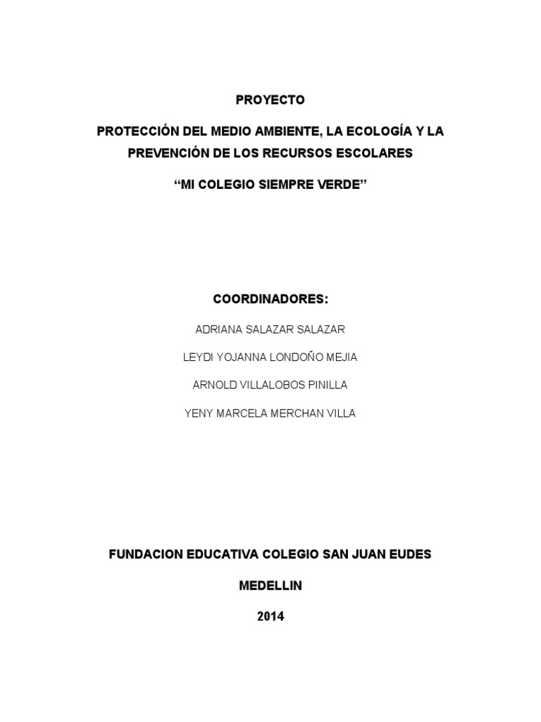 Proyecto Medio Ambiente | PDF | Residuos | Vertedero