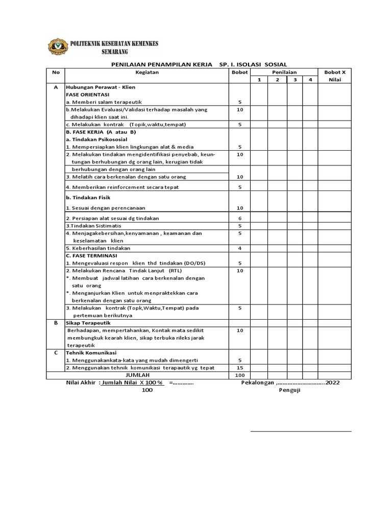 Sop RPK & Isos | PDF