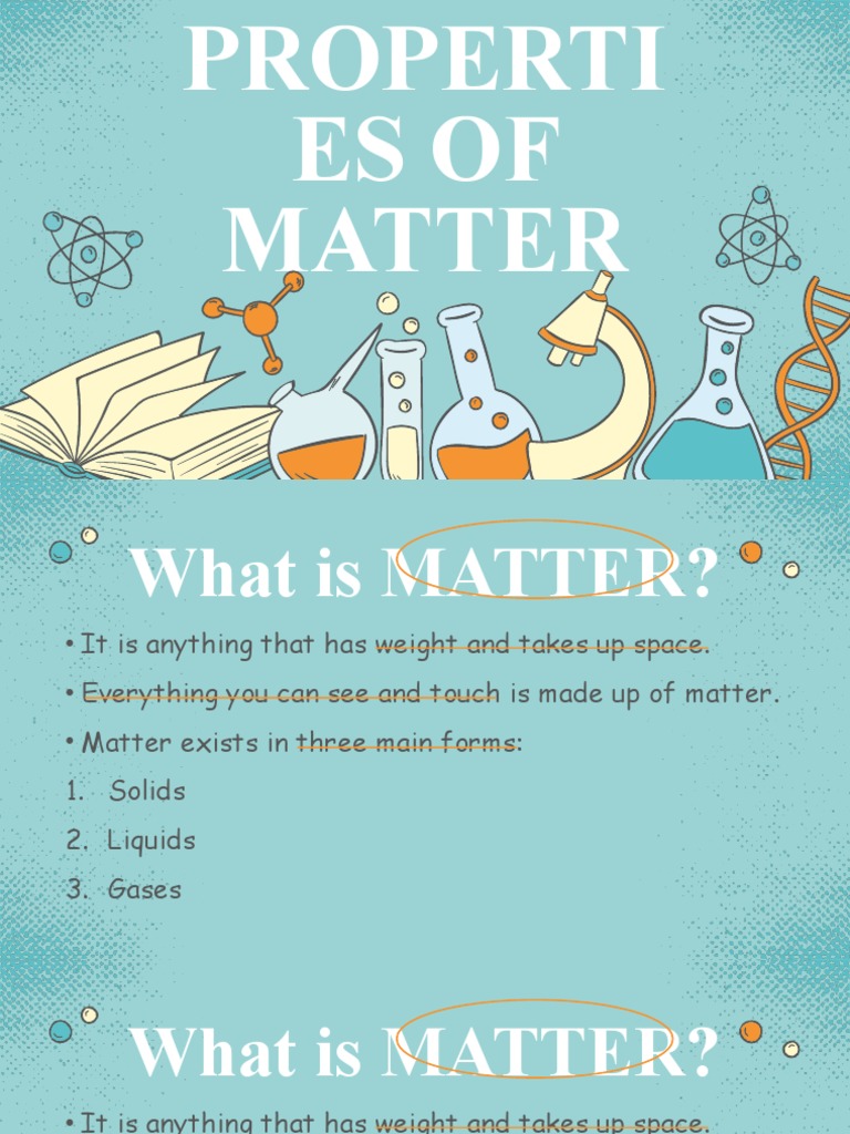 Science - Matter | PDF | Density | Weight