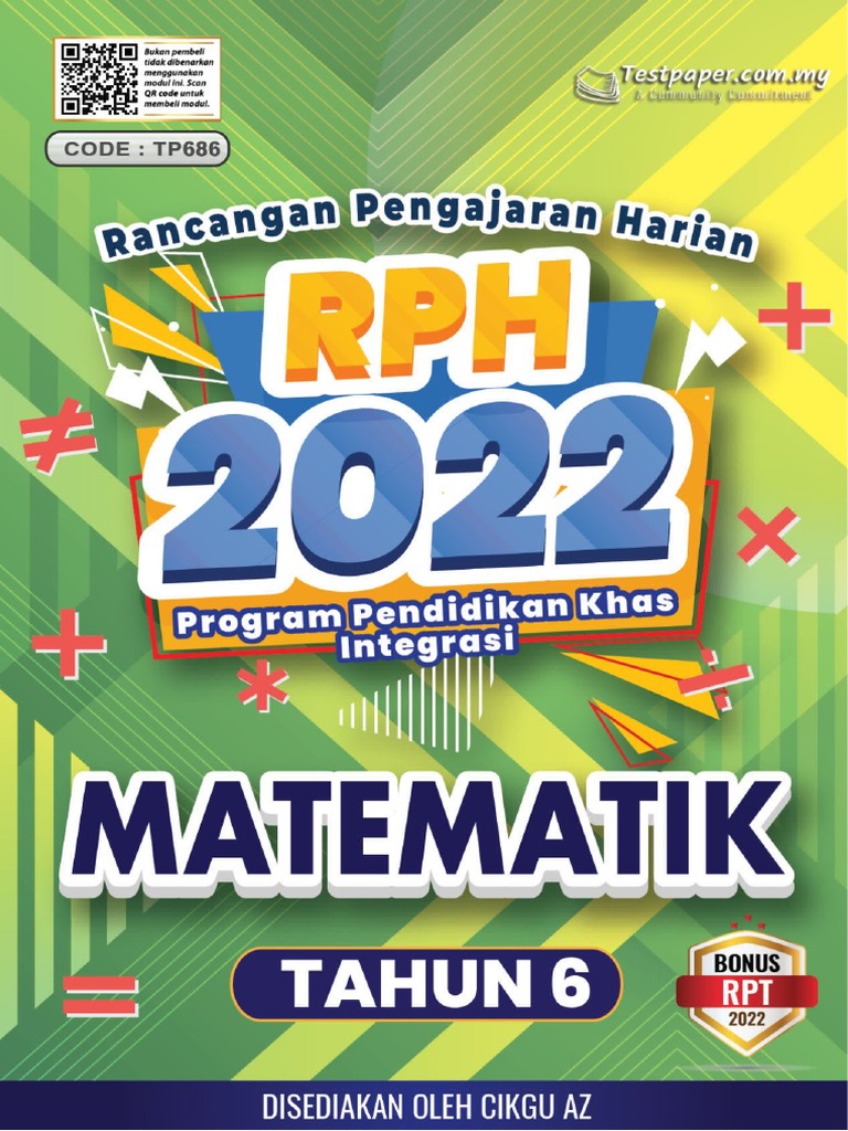 RPH Math Tahun 6 (Unit 2 Tambah, Tolak, Darab Dan Bahagi) | PDF