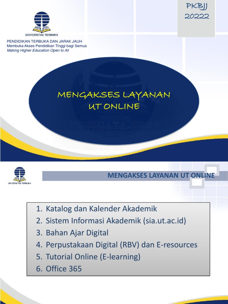 Panduan Layanan UT Online | PDF | Karier & Perkembangan