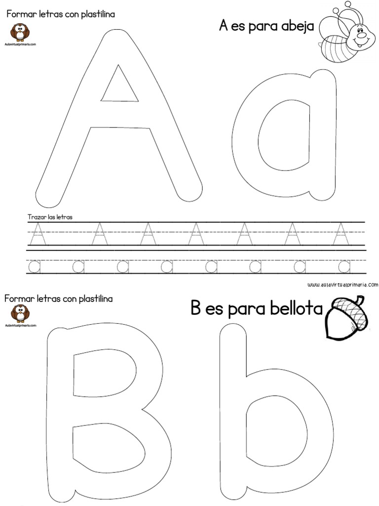 Abecedario para Plastilina | PDF